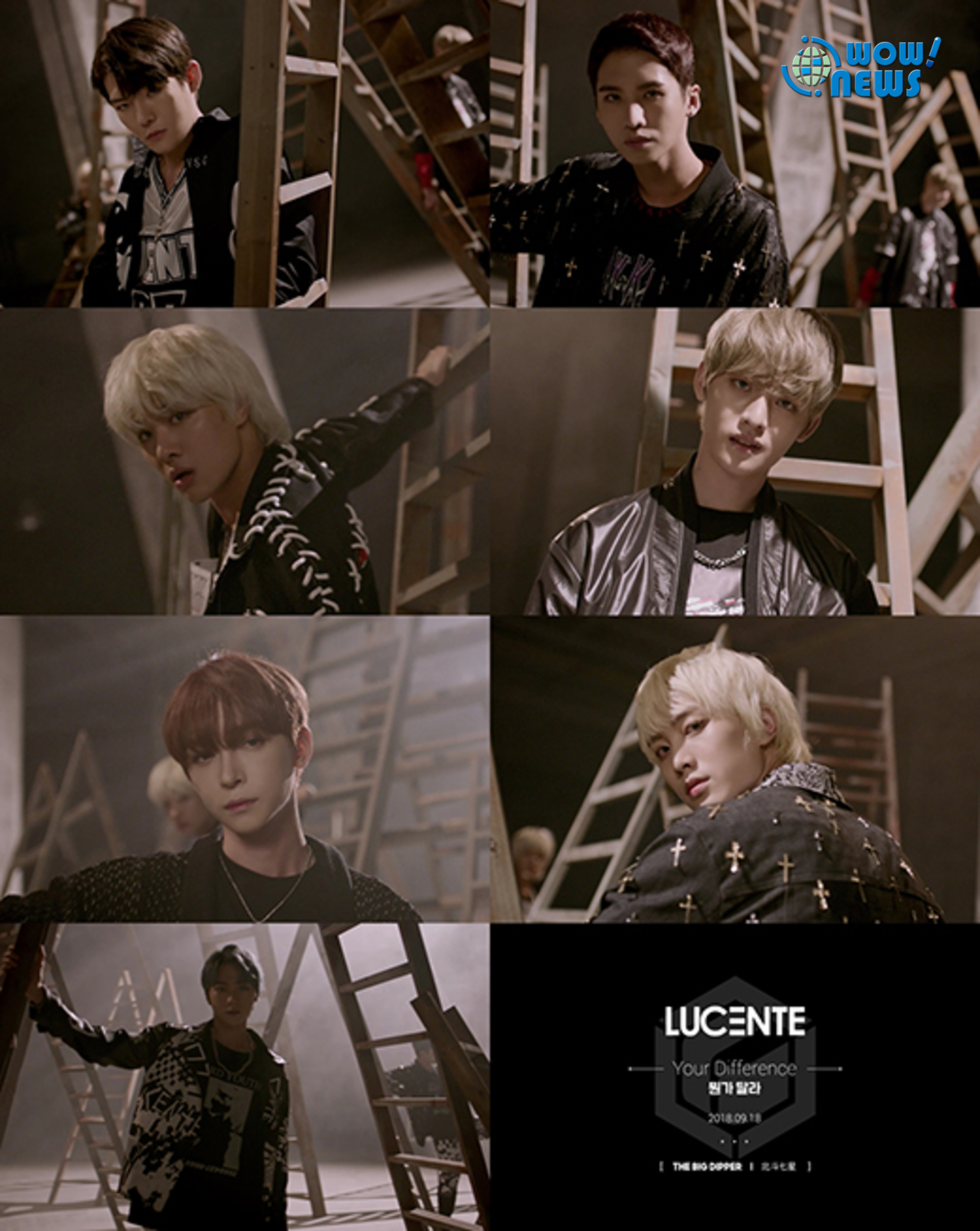Wow!NEWS新聞網 - 國際男團組合LUCENTE出道曲《Your Difference》MV最新預告公開