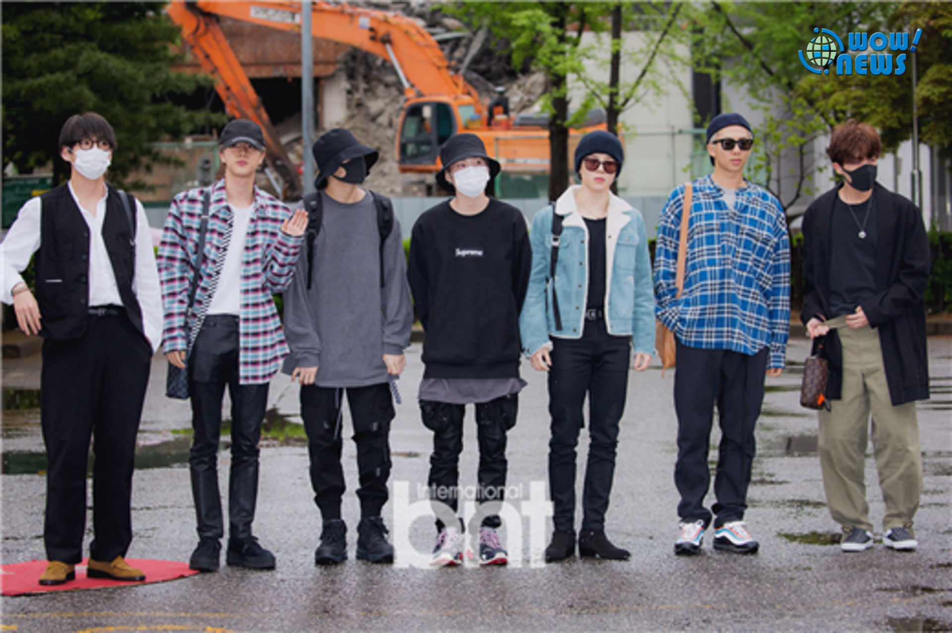 「音銀」進行彩排錄影 BTS&TWICE等現身上班路 - ENews新聞網