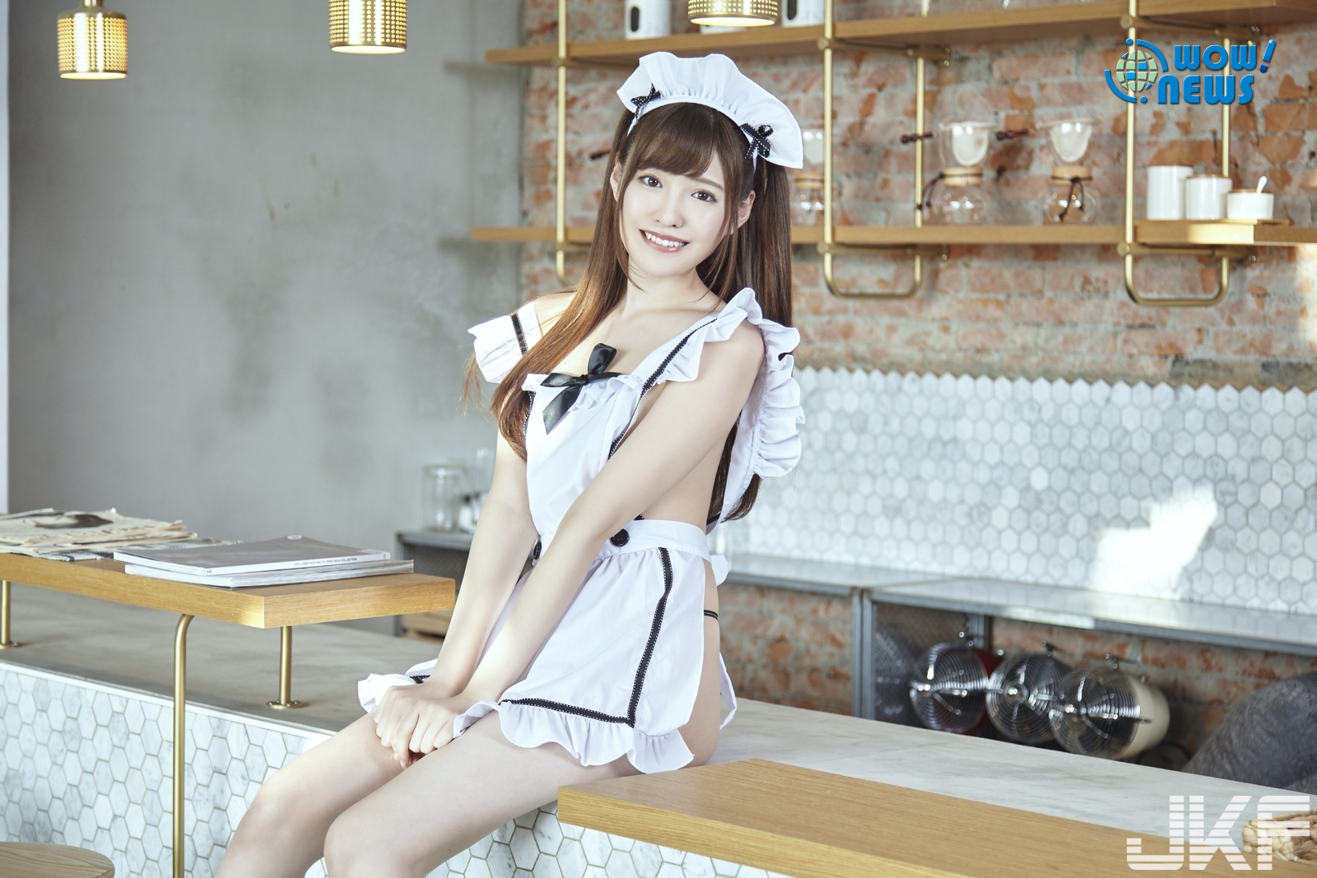 JKF雜誌8月號最強美腿AV橋本有菜甜美臉蛋純潔風打掛一缸子巨乳女優 - ENews新聞網